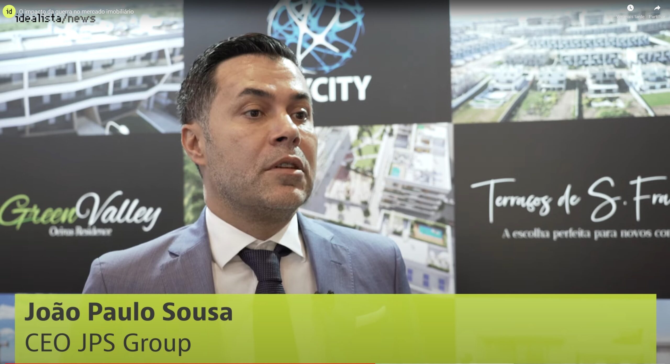 Dr. João Sousa, CEO da JPS GROUP no Idealista - JPS GROUP